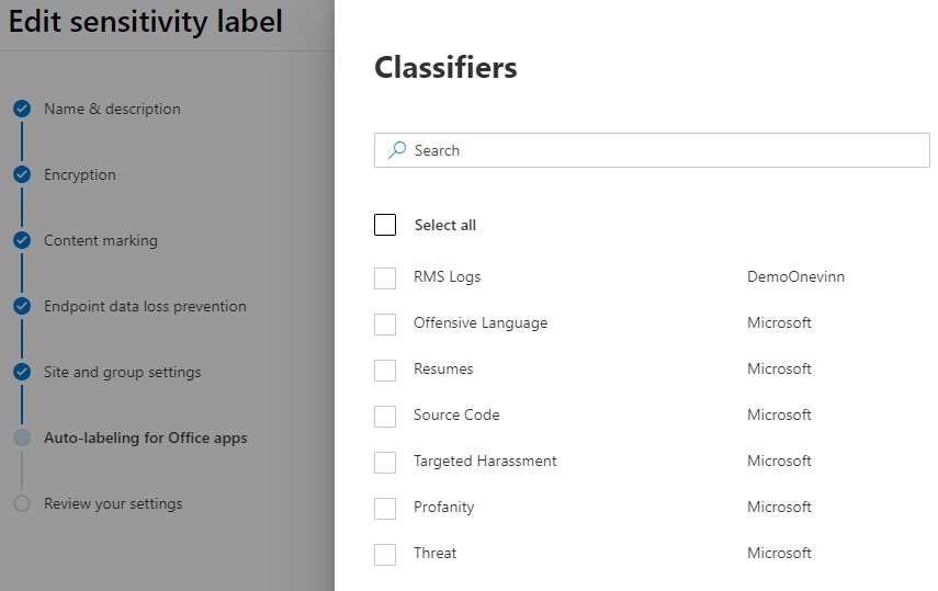 Trainable classifier | IT-Säkerhetsguiden